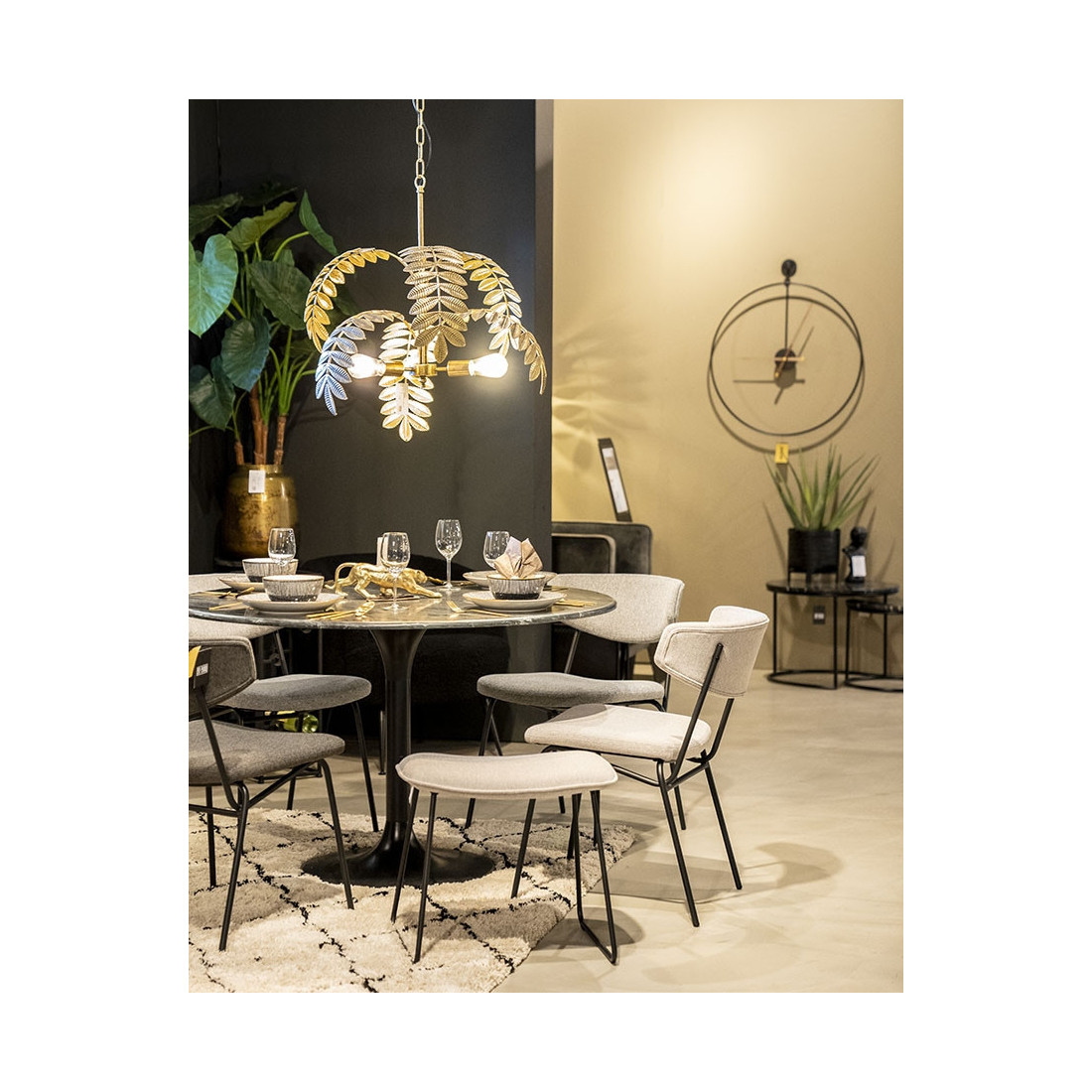 Tables de repas rondes