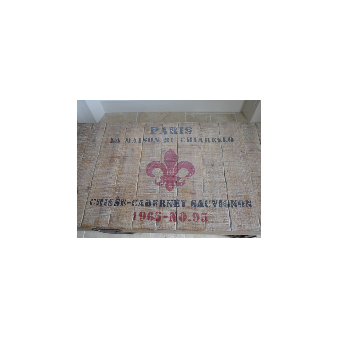 Table basse roulante industrielle